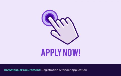 Register/Login on KPPP Portal to apply Karnataka Govt. Tenders