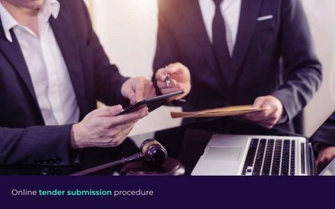 Online tender submission procedure