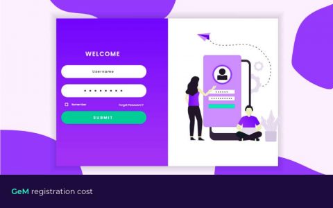 How much is GeM registration fee?