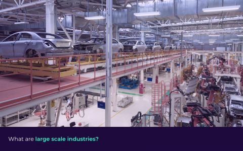 What are large scale industries?