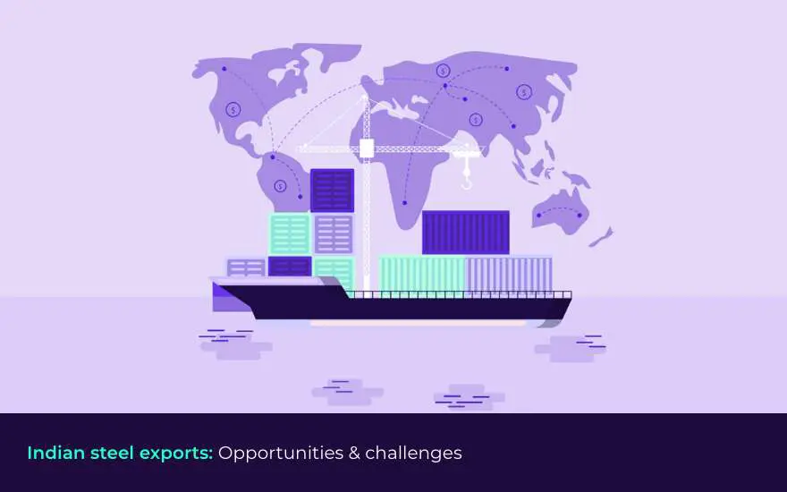 Indian steel exports: Import & Export Data from India 2023
