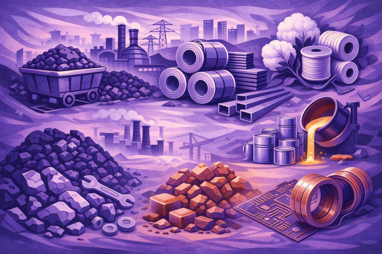 Raw materials examples for businesses in India