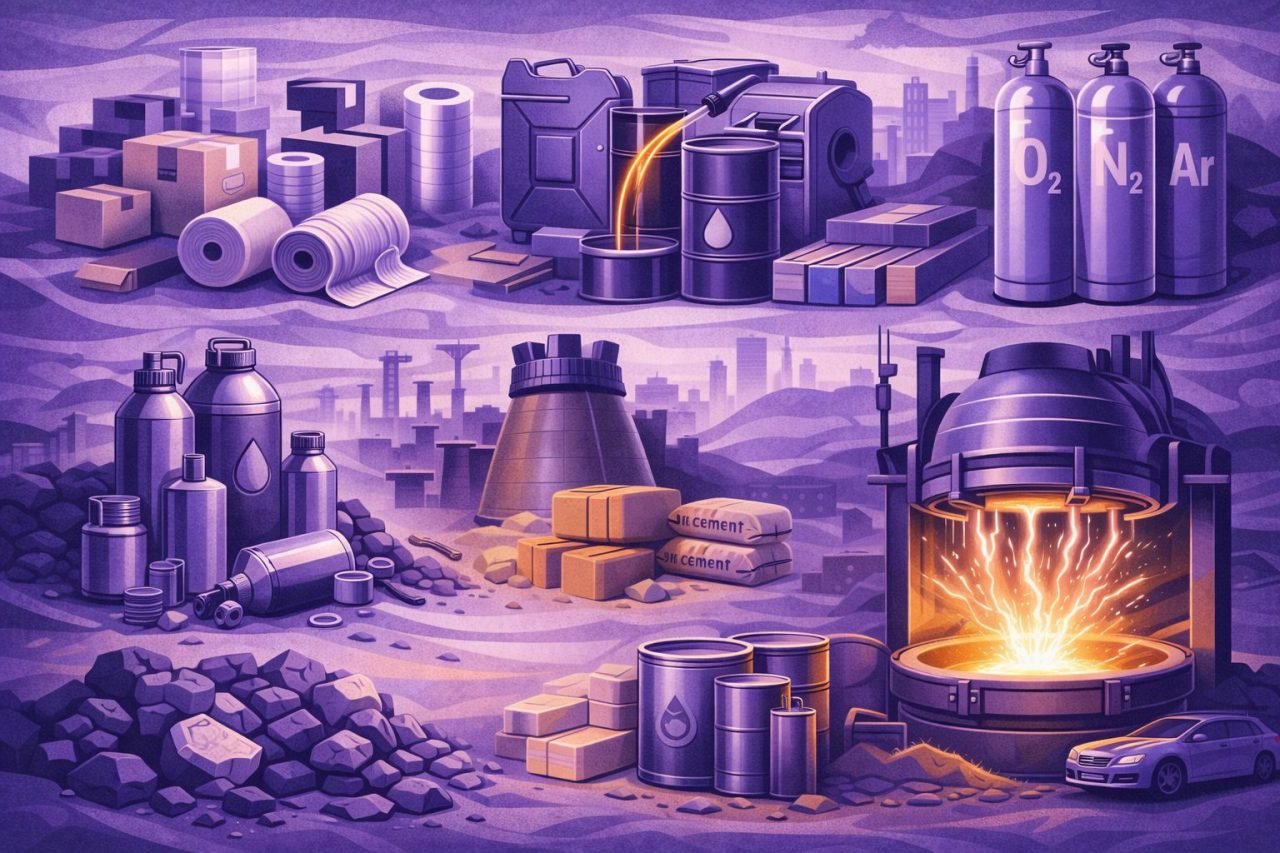 Raw materials examples for businesses in India