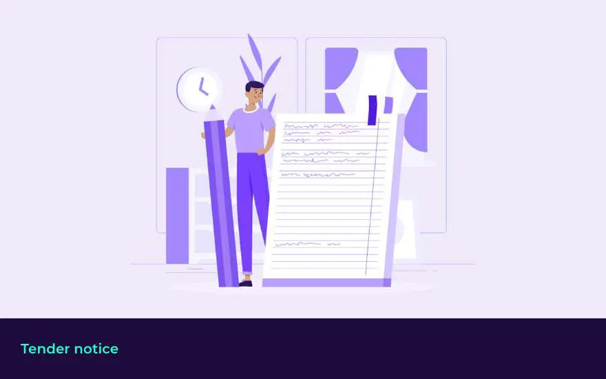 Tender notice format: Structure of tender notices (with example)