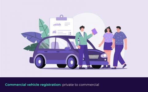 Commercial vehicle registration: private to commercial
