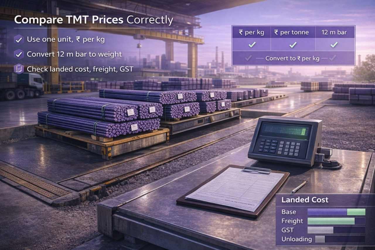 Top 10 TMT bars in India - Know which is best for your project
