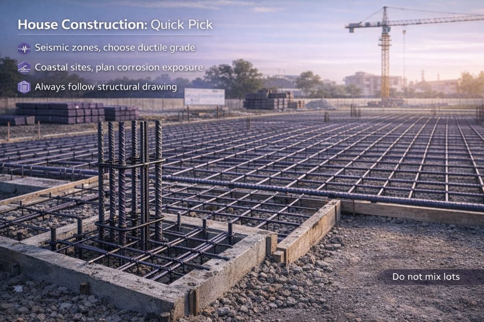 Top 10 TMT bars in India - Know which is best for your project