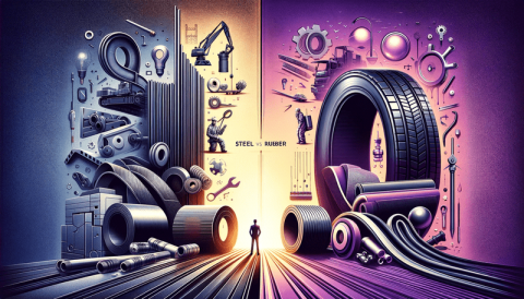 Steel vs Rubber: Which is more elastic? Know why and comparison