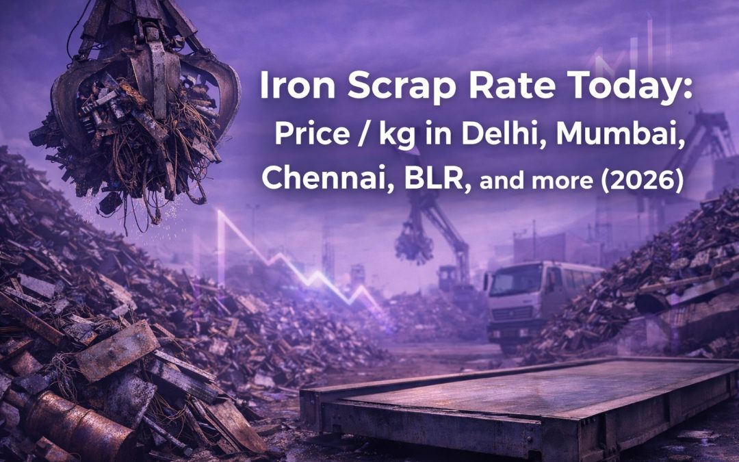 Iron scrap rate today – Prices per kg, daily rates (May 2026)