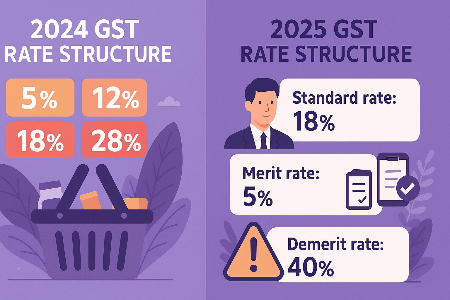 GST structure in India: Know the 4 tier tax slabs and rates