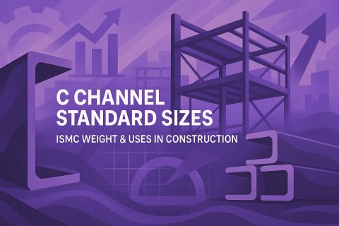 C Channel Standard Sizes | ISMC Weight & Uses in Construction