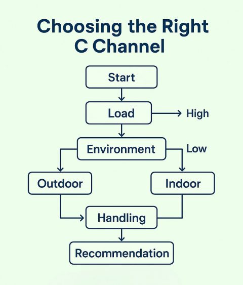 C Channel Standard Sizes | ISMC Weight & Uses in Construction