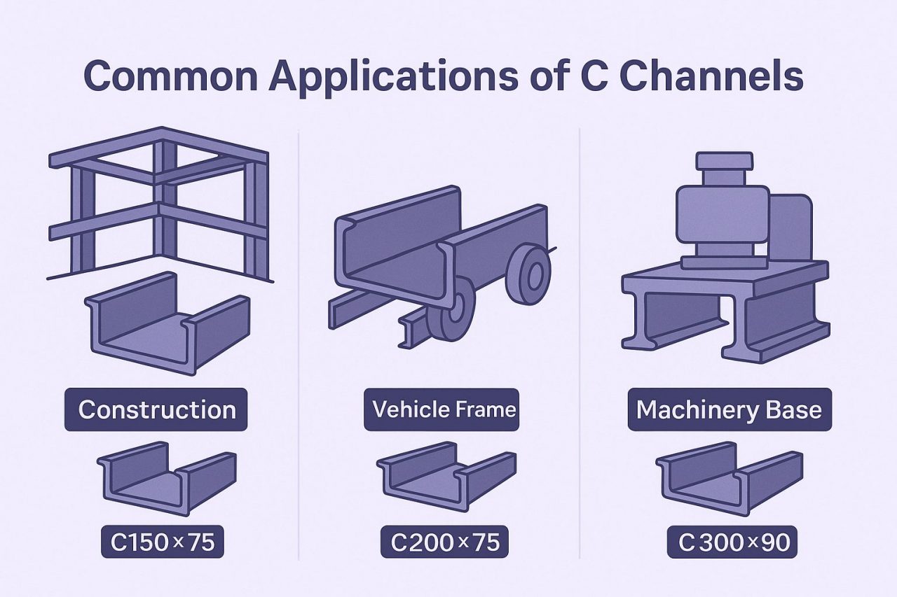 C Channel Standard Sizes | ISMC Weight & Uses in Construction