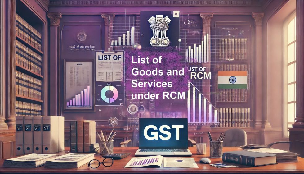 Complete List of Goods and Services Under RCM - Updated 2024