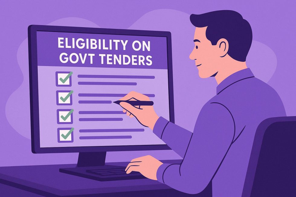 Eligibility criteria for government tenders in India