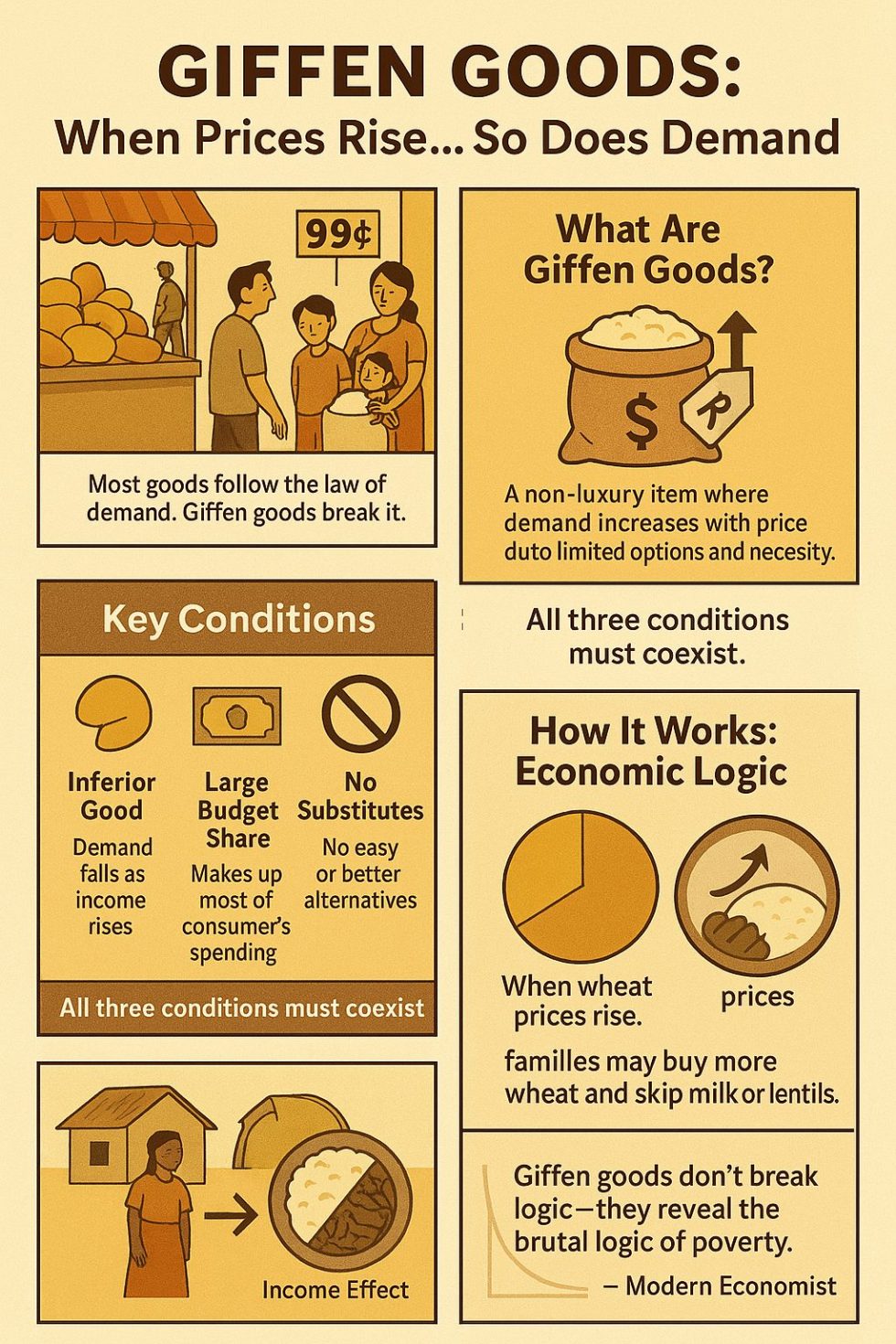 What are Giffen Goods? Examples, comparison, and the logistics