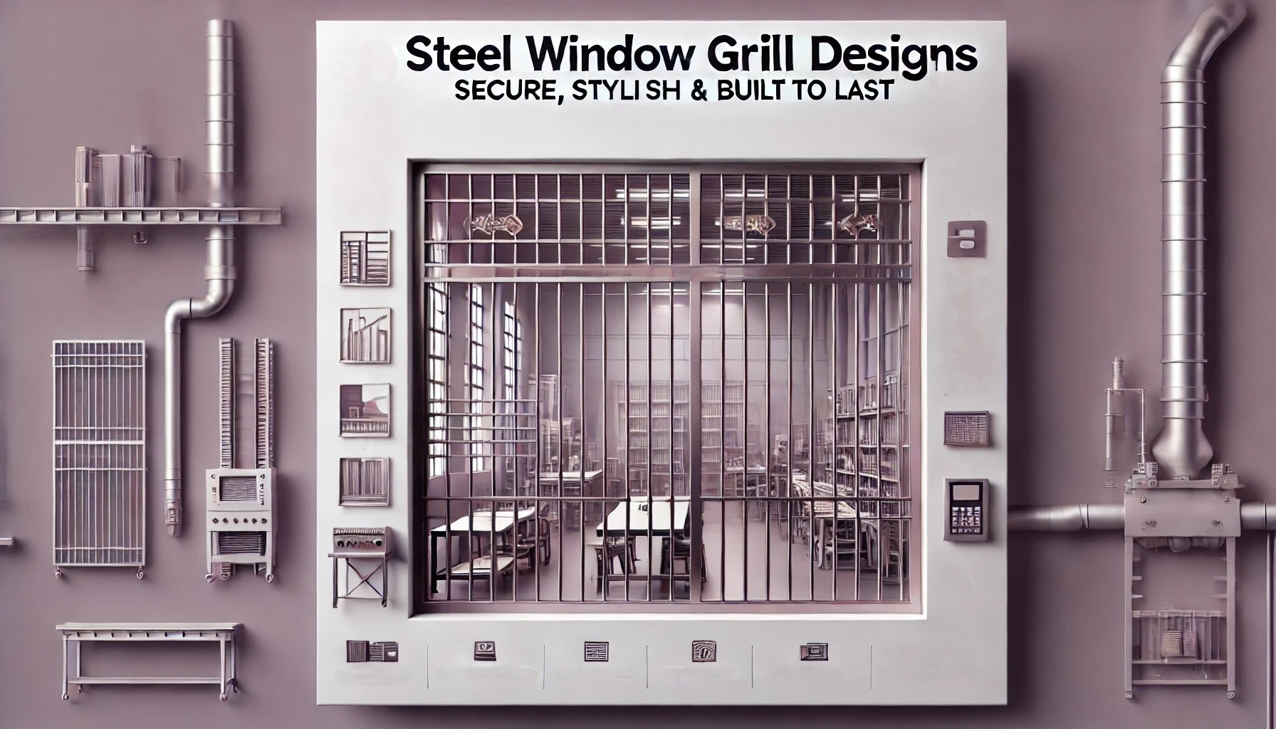 Steel Window Grill Designs: Secure, Stylish & Built to Last