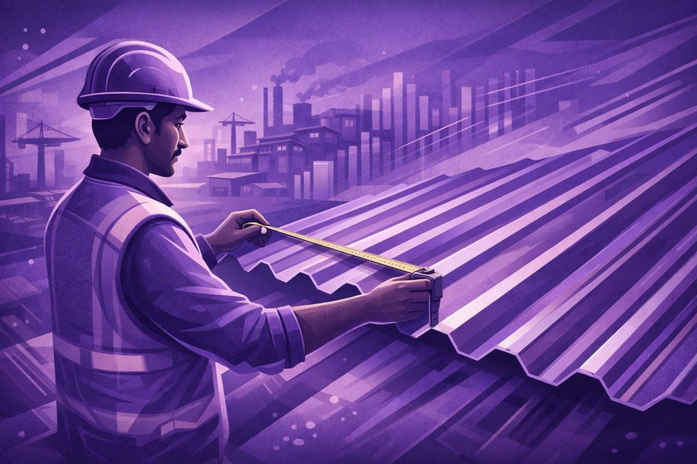 Roofing steel sheet price – Prices per kg for 12, 14, 20 ft sizes