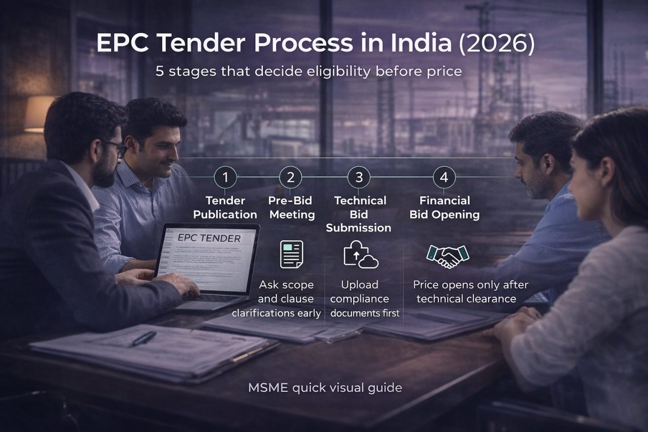 EPC Tender Process in India | MSME Eligibility & Checklist