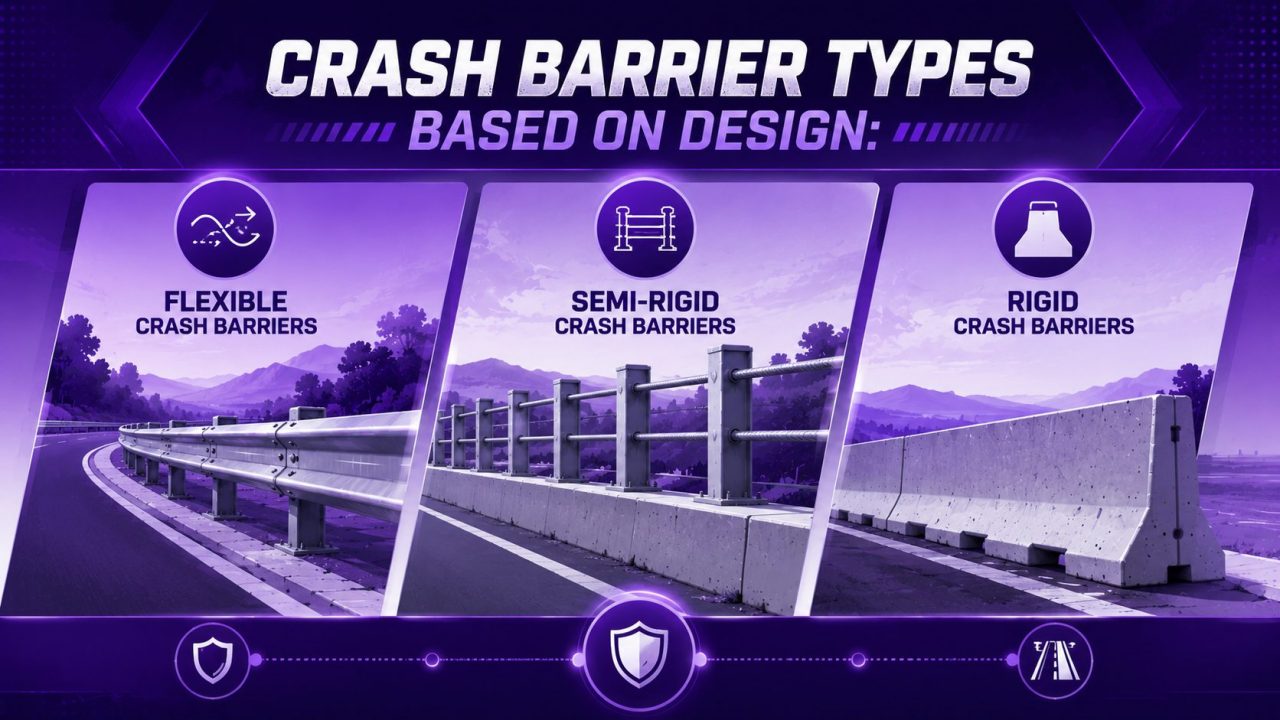 Crash barrier types explained: Materials, uses, and selection guide